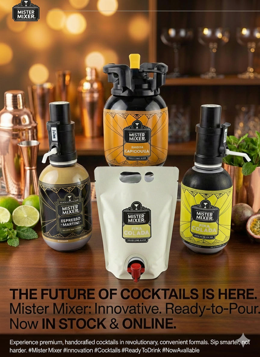 Party Pouches & Cocktail Kegs (1.5L, 3L, 5L) – Mister Mixer Cocktails